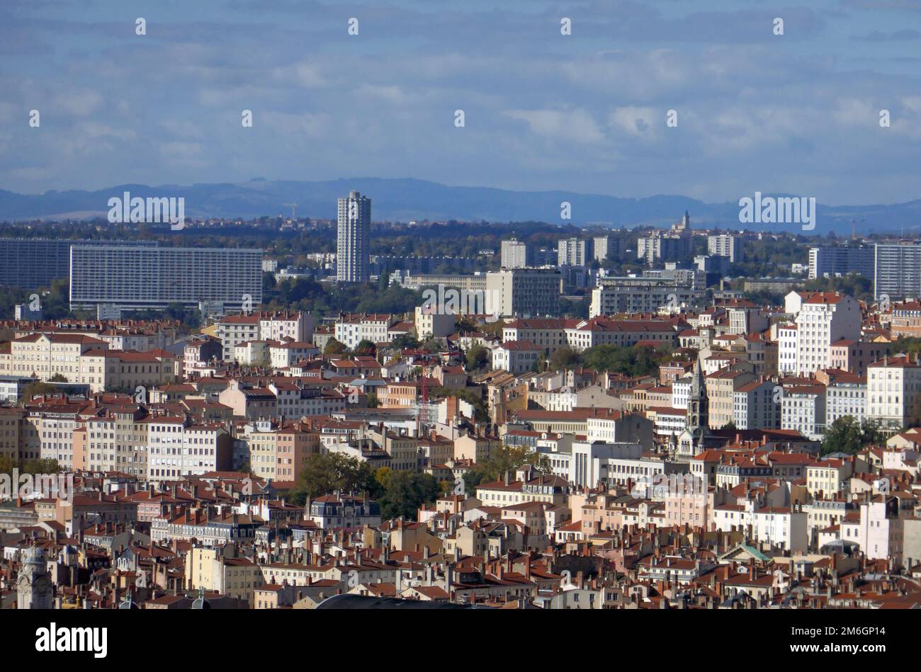 Lyon birds eye hi-res stock photography and images - Alamy
