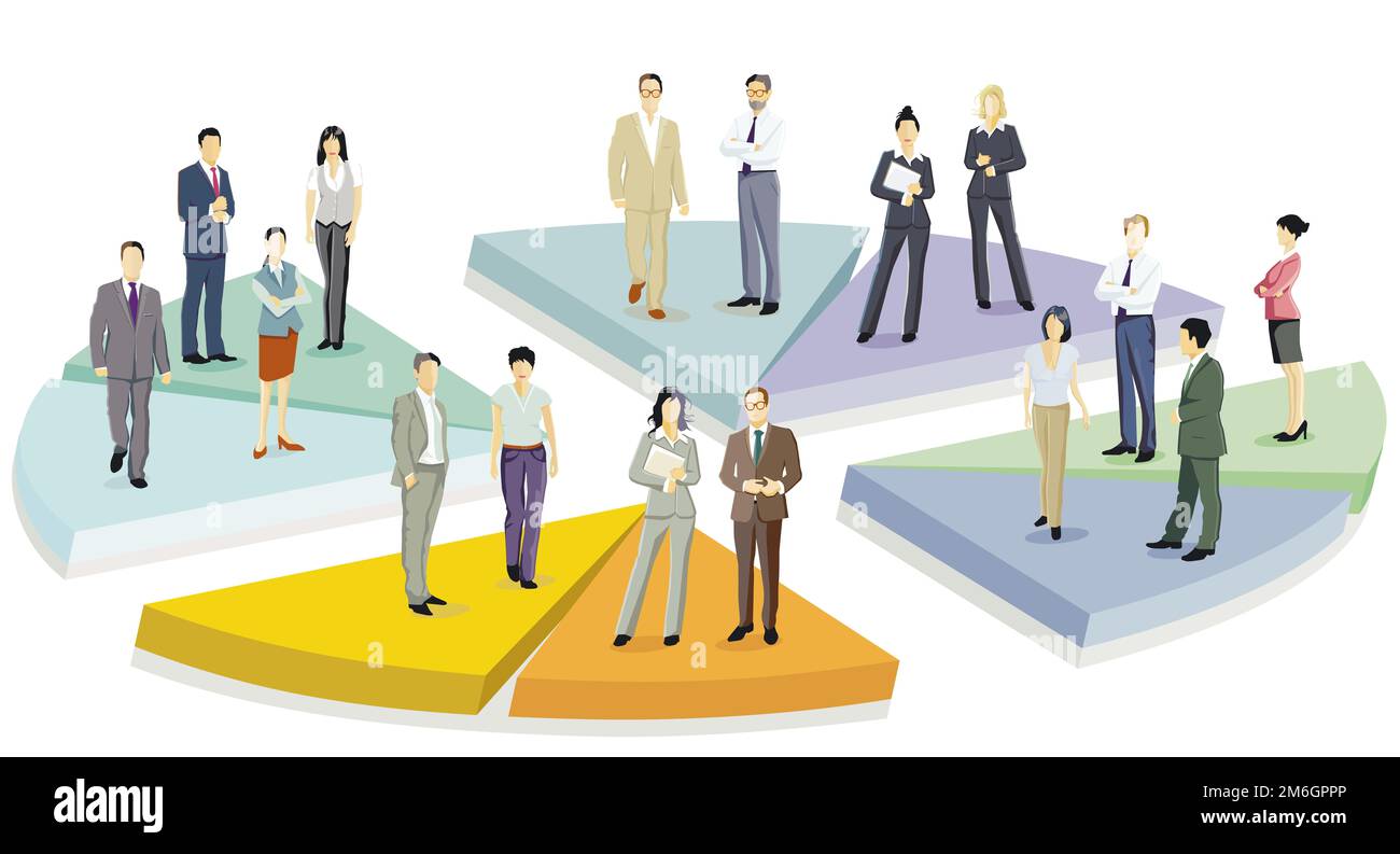 Business team working together - concept illustration Stock Photo - Alamy Business team working together - concept illustration Stock Photo - Alamy