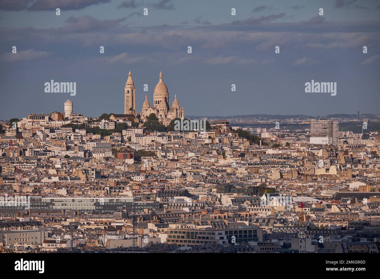 Panorama Aerial View - Skyline of Paris, France. A view from the top ...