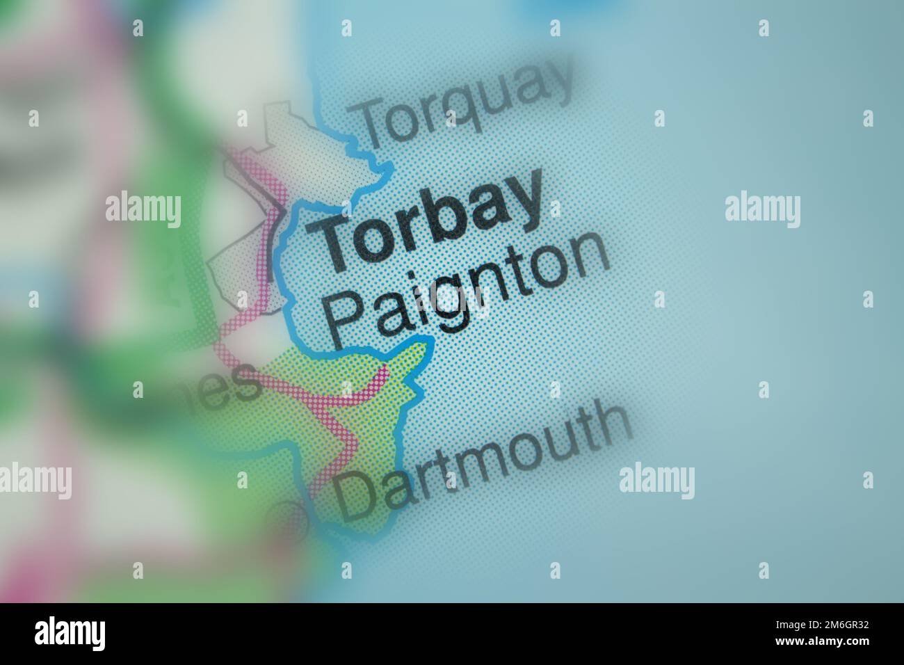 Paignton map hi-res stock photography and images - Alamy