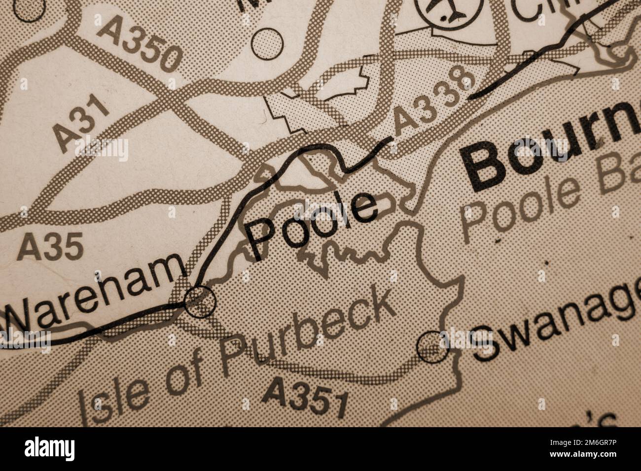 Poole map hi-res stock photography and images - Alamy