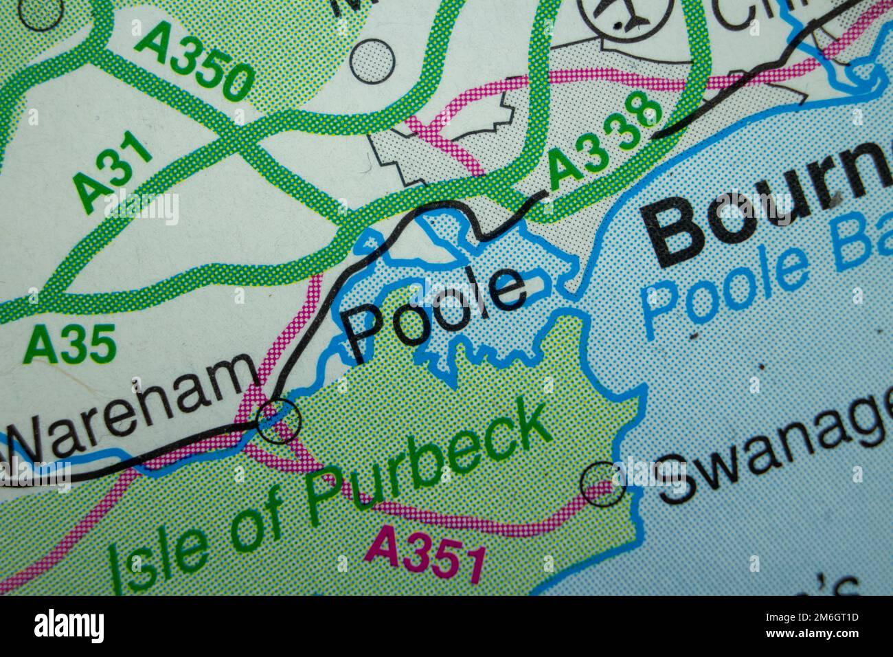 Poole map hi-res stock photography and images - Alamy