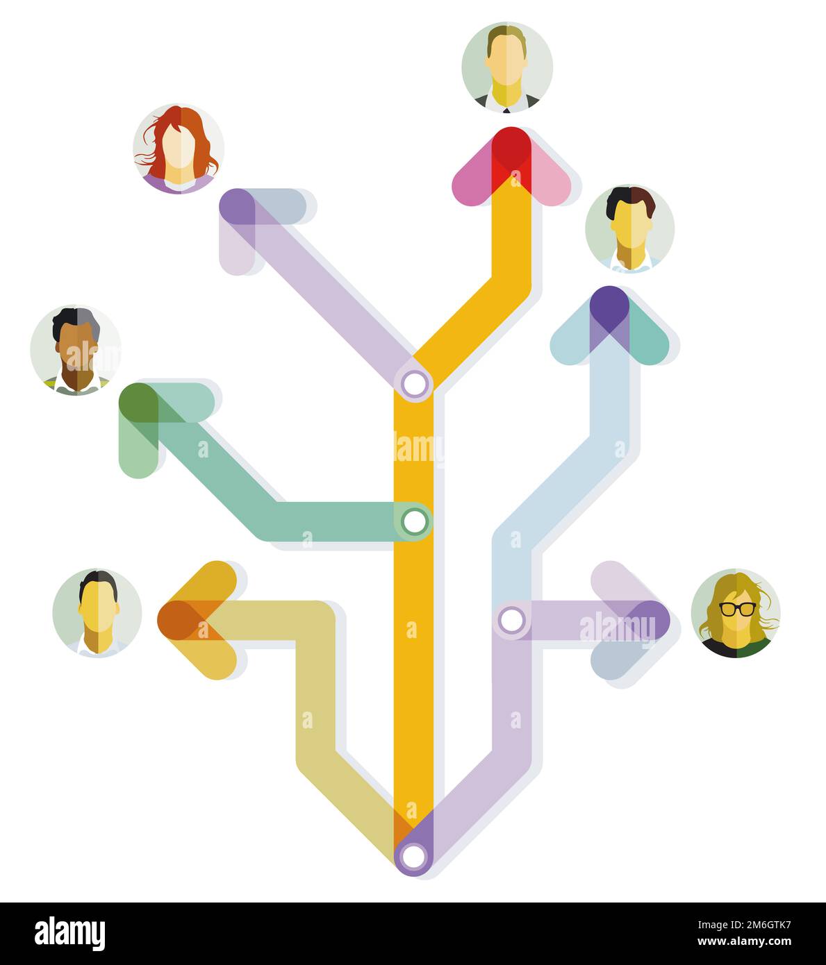 Business team working together - concept illustration Stock Photo - Alamy Business team working together - concept illustration Stock Photo - Alamy