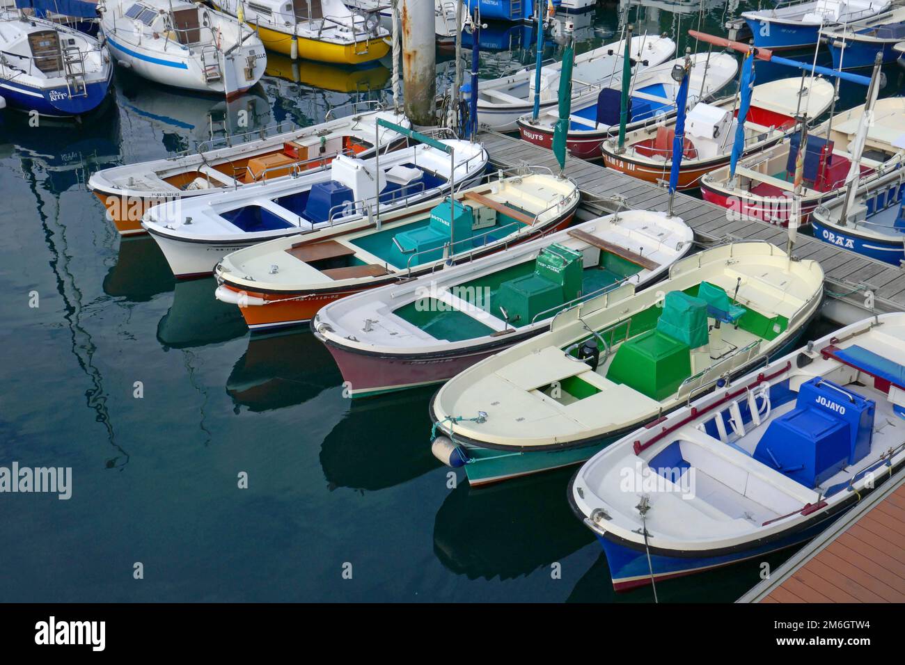 San Sebastian fishing port Stock Photo - Alamy