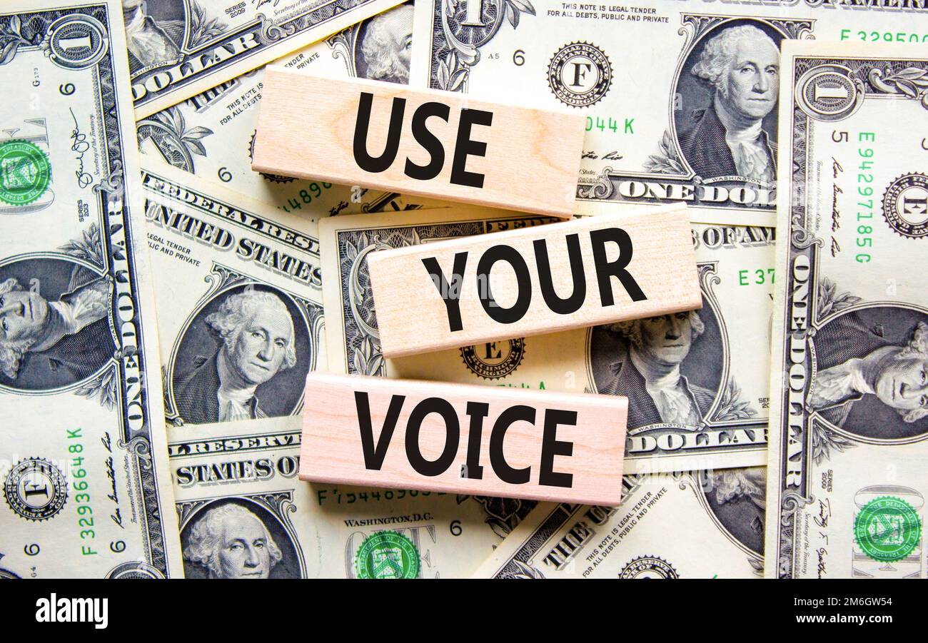 Use your voice symbol. Concept words Use your voice on wooden blocks on ...