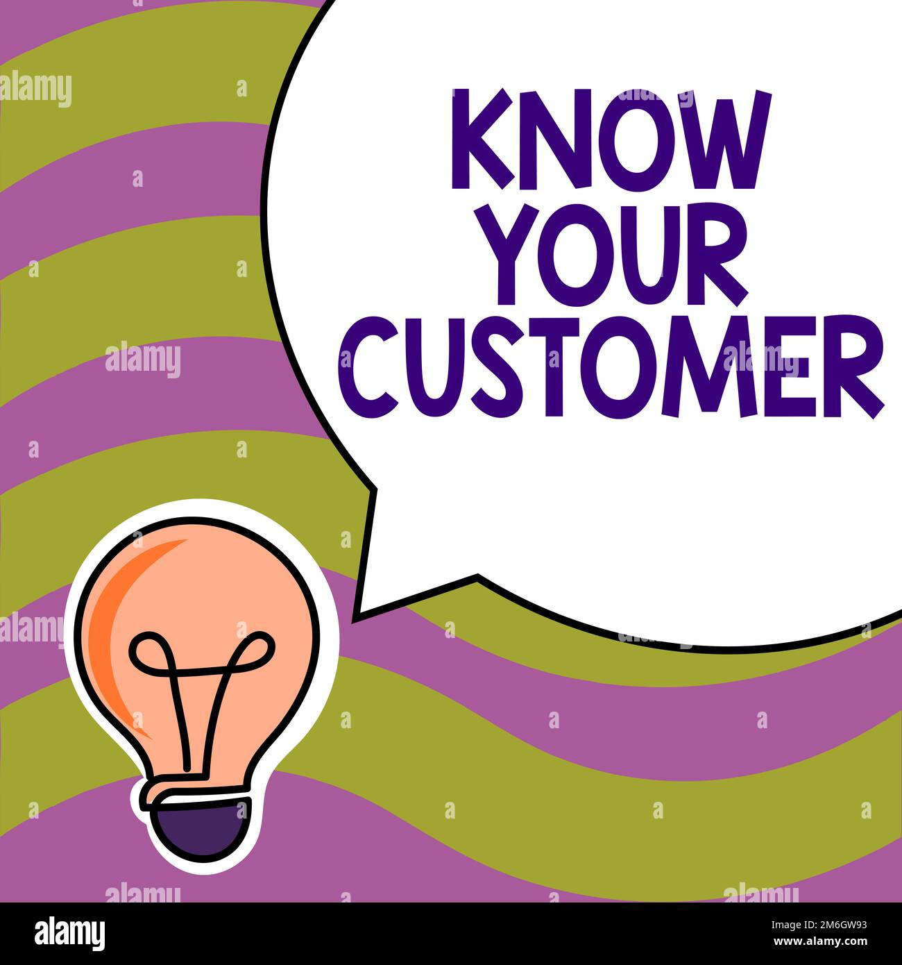 Text sign showing Know Your Customer. Conceptual photo Marketing ...