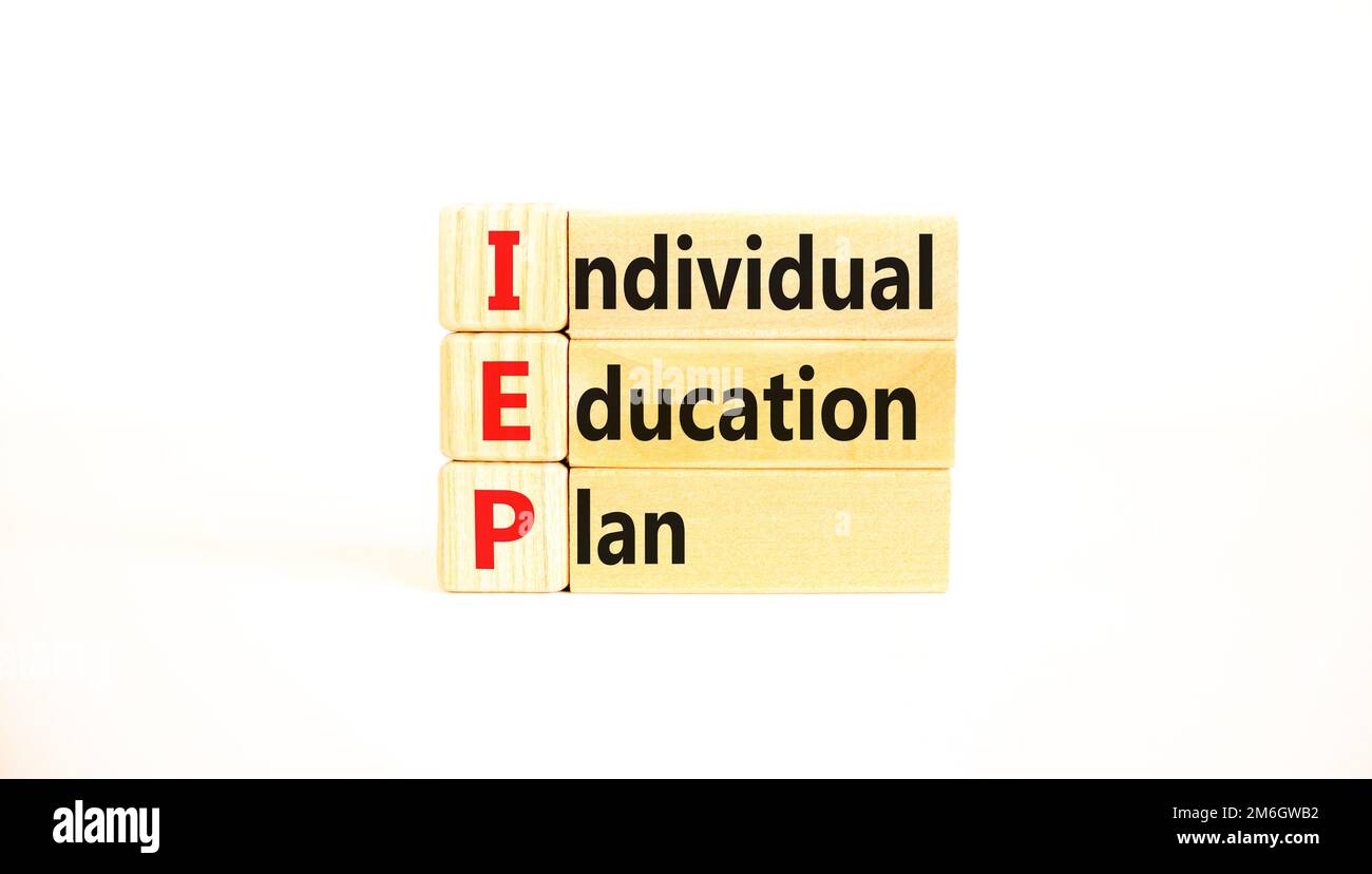 IEP individual education plan symbol. Concept words IEP individual ...