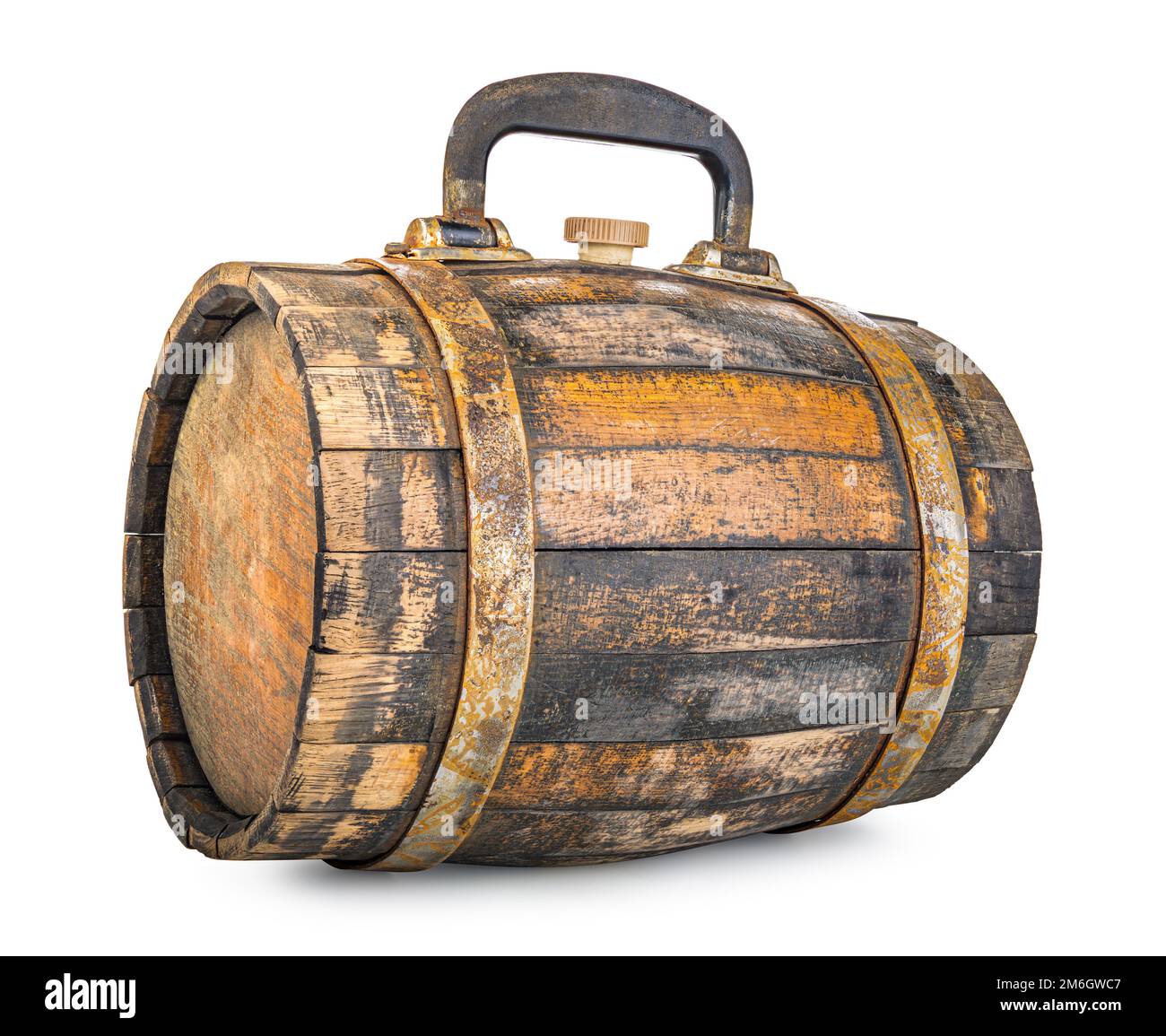 Barrel with handle Stock Photo - Alamy