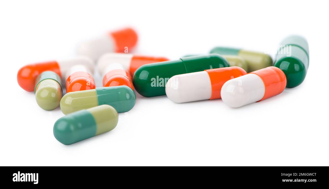 Medical capsules isolated Stock Photo - Alamy
