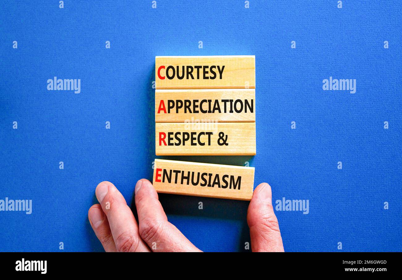 CARE symbol. Concept words CARE courtesy appreciation respect and ...
