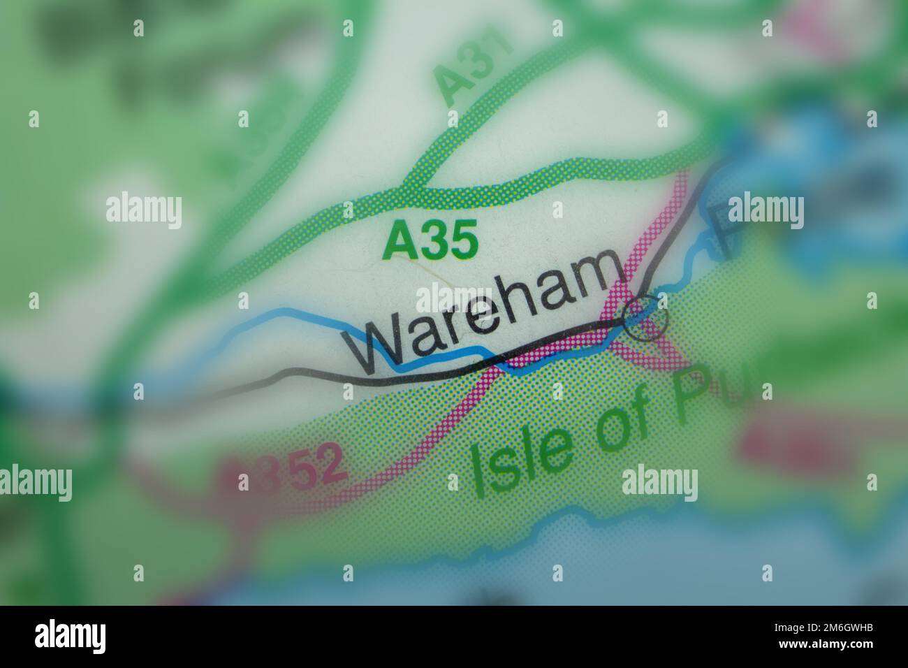 Wareham map hi-res stock photography and images - Alamy