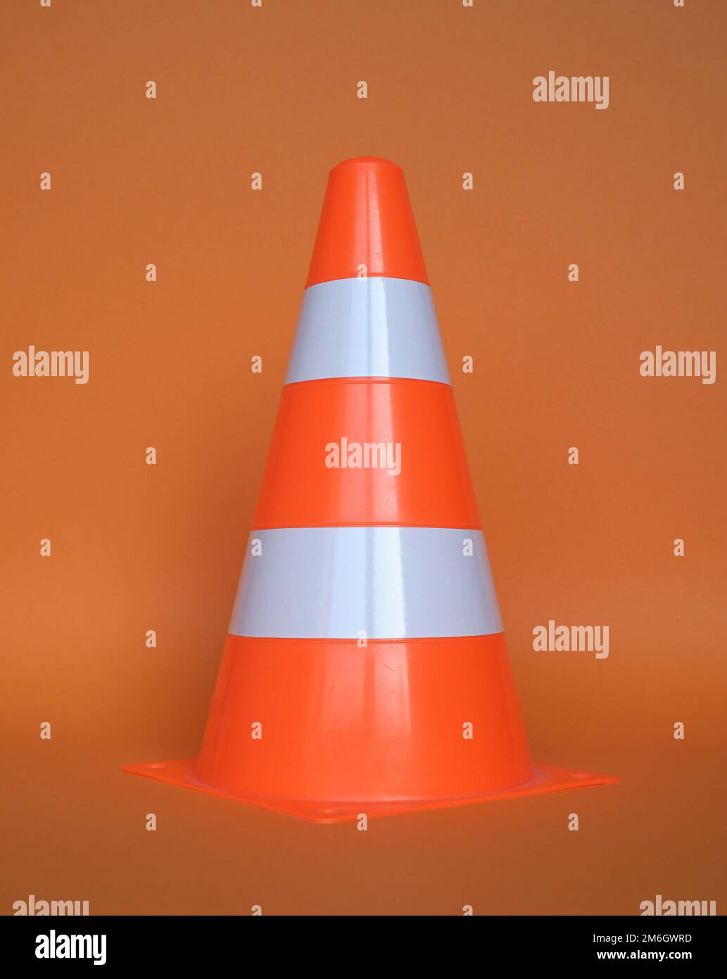 Traffic cone sign Stock Photo - Alamy