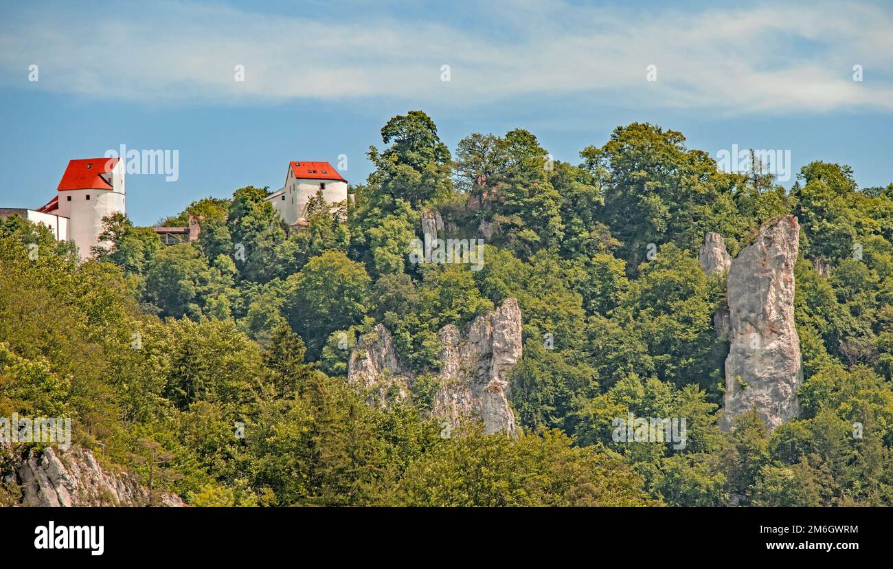 Wildenstein Castle in the Danube Valley near Beuron Stock Photo - Alamy