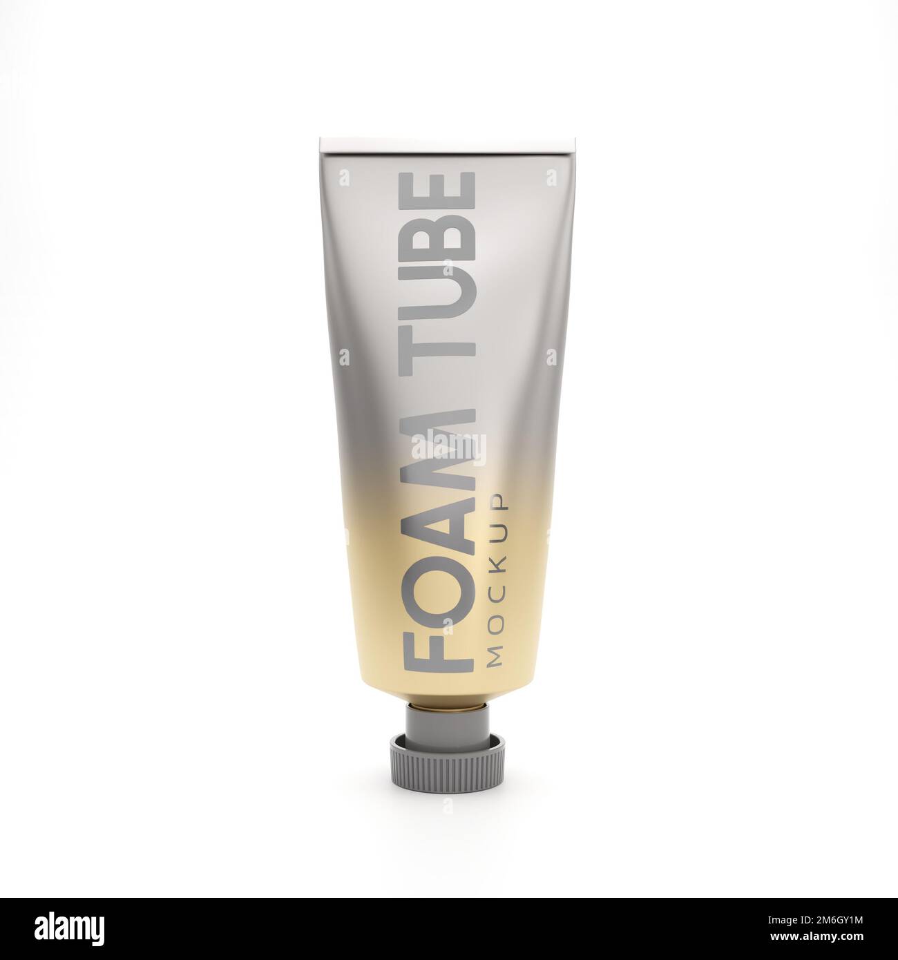 3D rendering facial foam tube mockup Stock Photo - Alamy