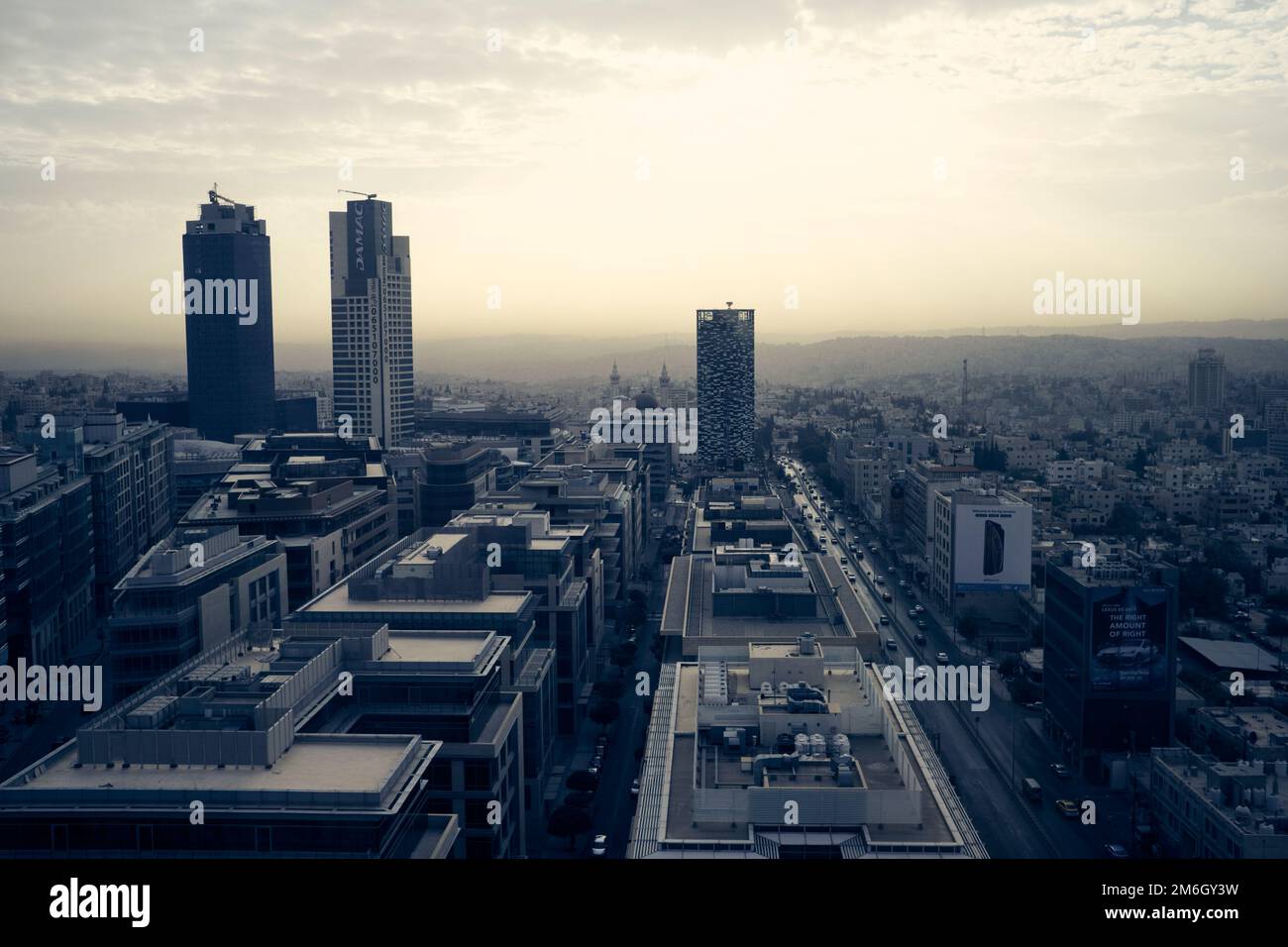 A view of the city of Amman, Jordan from above Stock Photo - Alamy