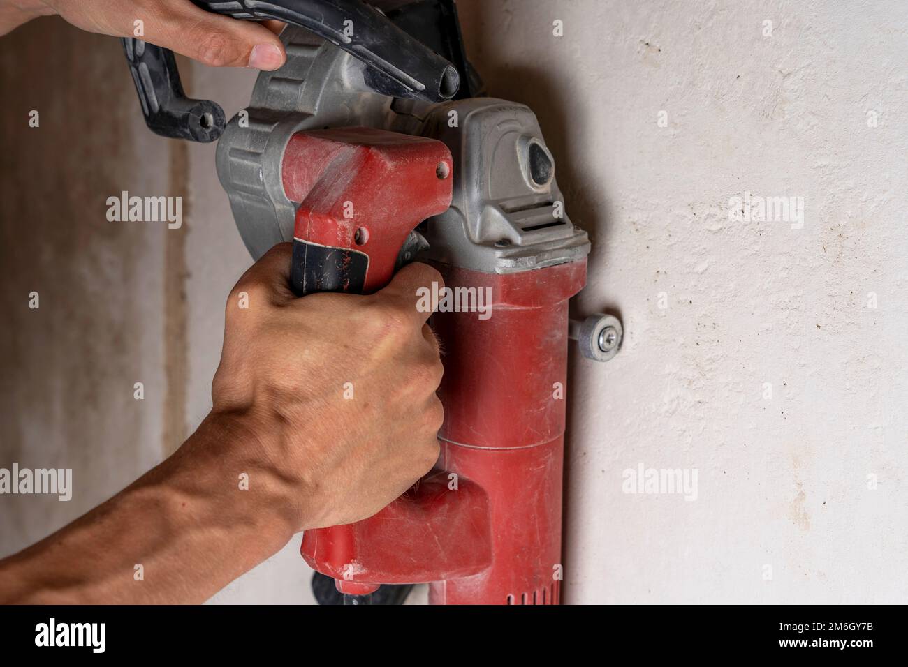 professional construction power tool for cutting strob Stock Photo - Alamy