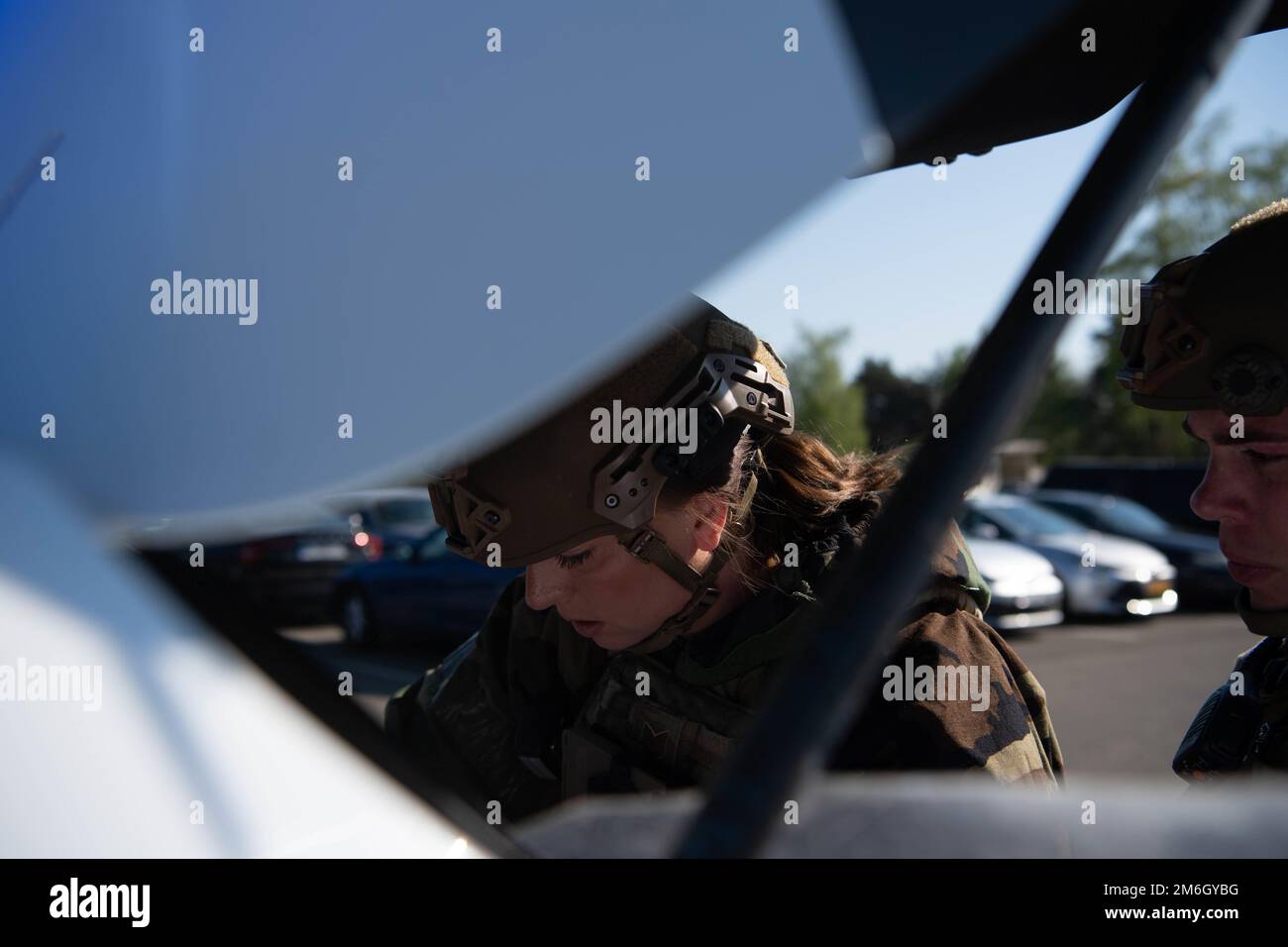 U.S. Air Force Tech. Sgt. Samantha Wiliams and Tech. Sgt. Jared Lowrie ...