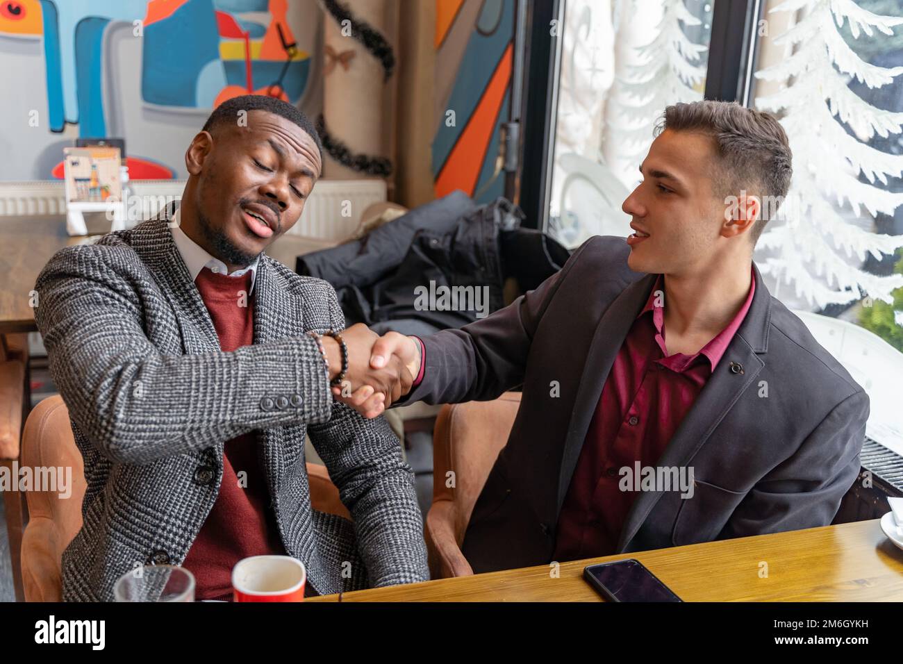 Two woman man making brainstorming hi-res stock photography and images ...