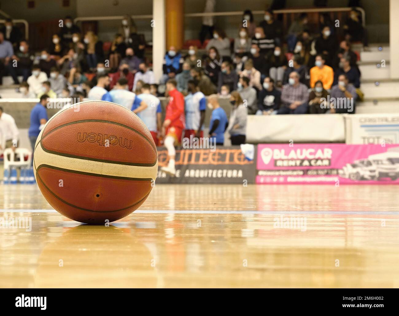 Basketball in the hall Stock Photo - Alamy