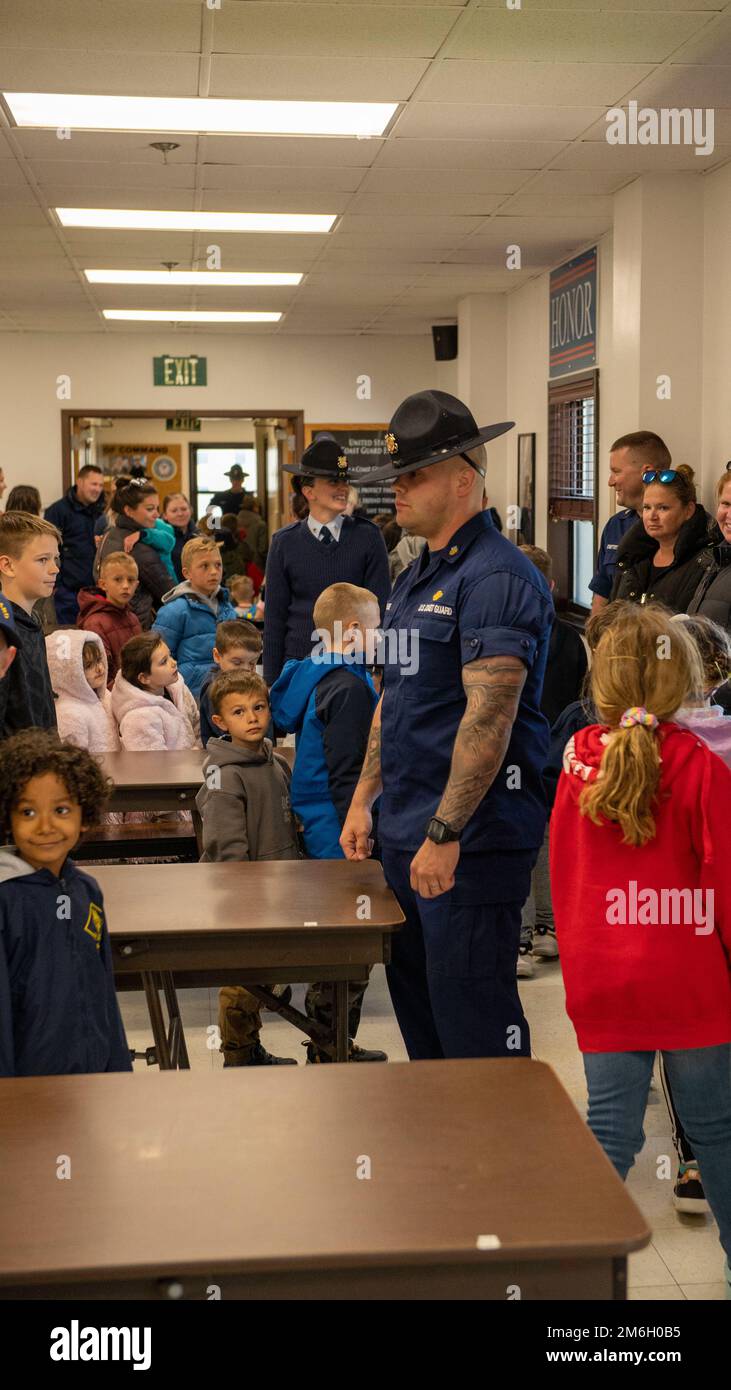 Personnel at U.S. Coast Guard Training Center Cape May, N.J., and their ...