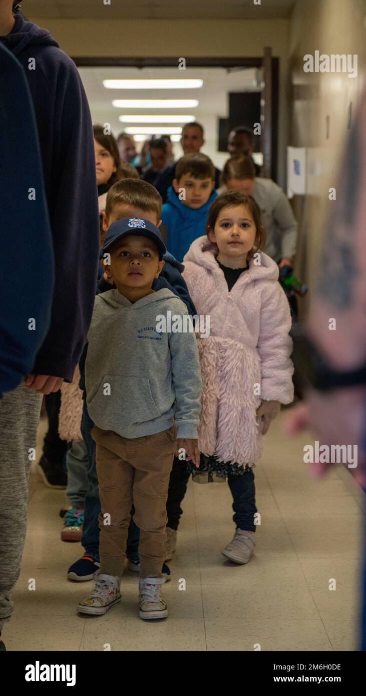 Personnel at U.S. Coast Guard Training Center Cape May, N.J., and their ...