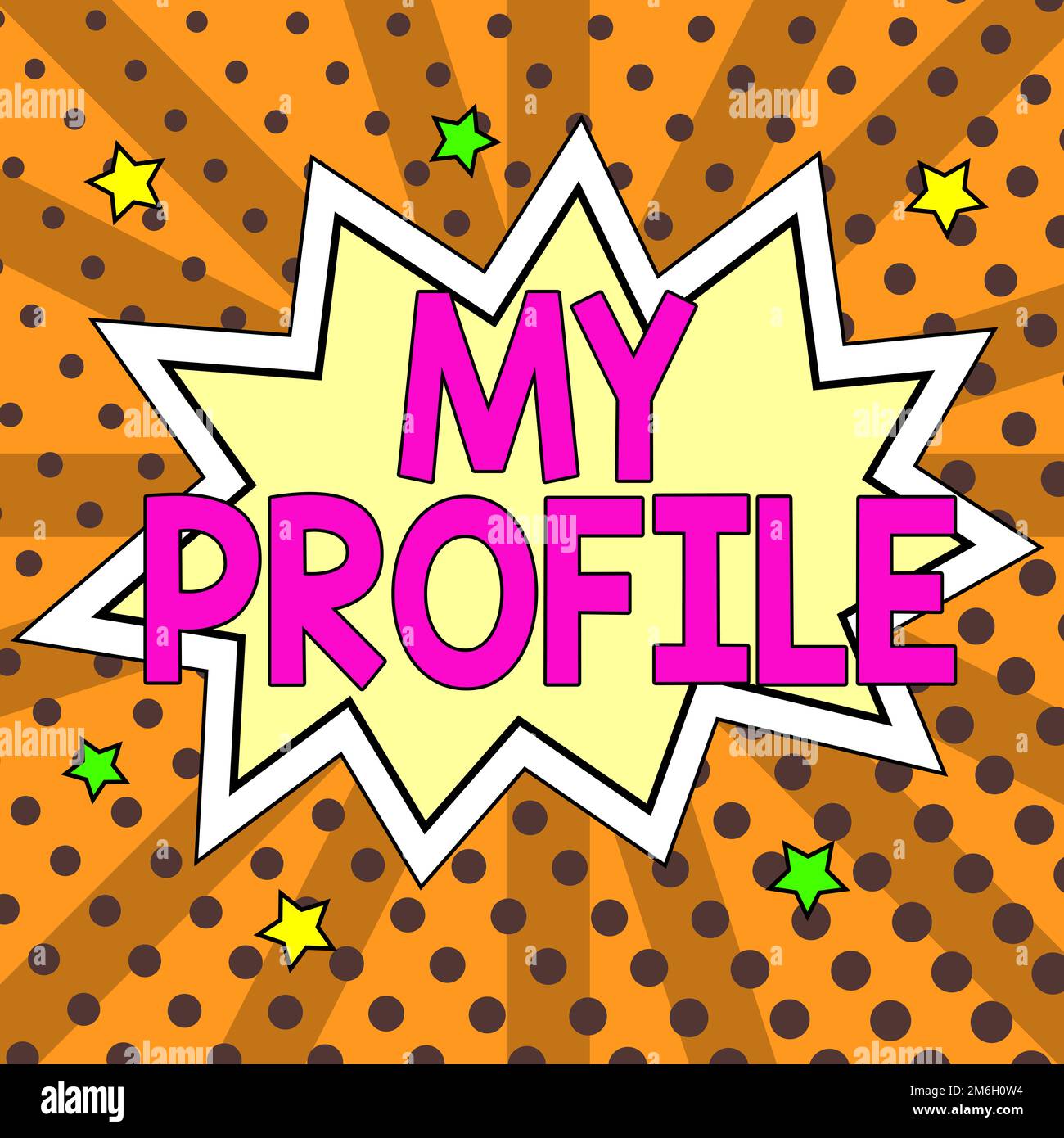 Hand writing sign My Profile. Business overview record of your personal ...