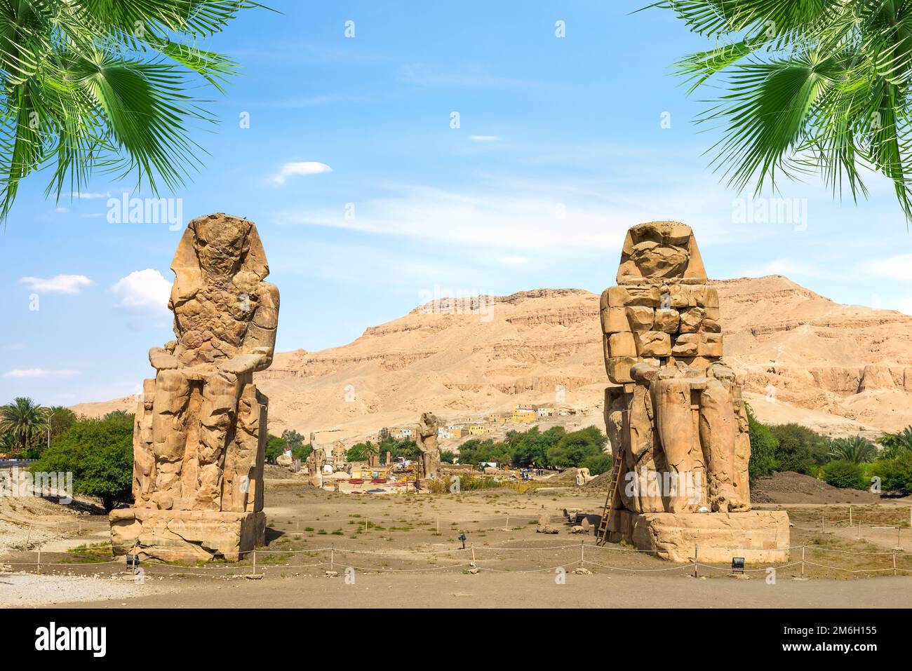 Colossus of Memnon Stock Photo - Alamy