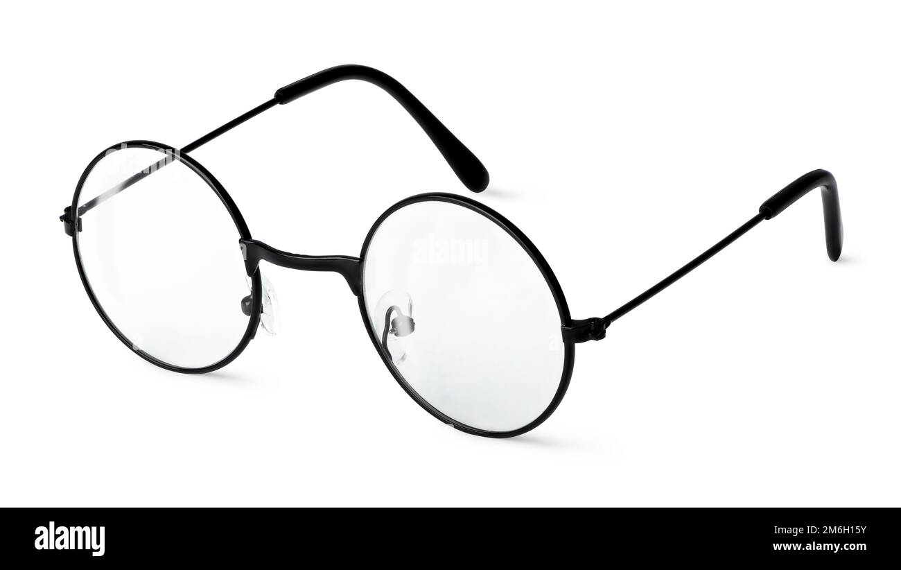 Round eyeglasses Cut Out Stock Images & Pictures - Alamy