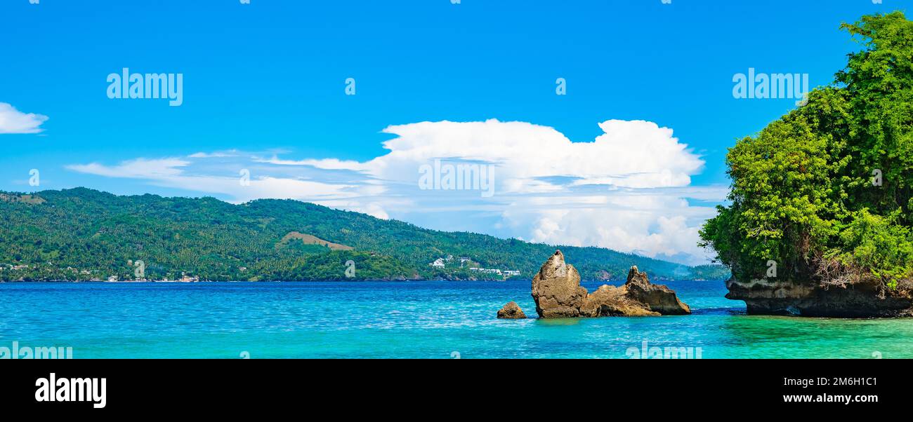 Beach Samana peninsula Stock Photo - Alamy