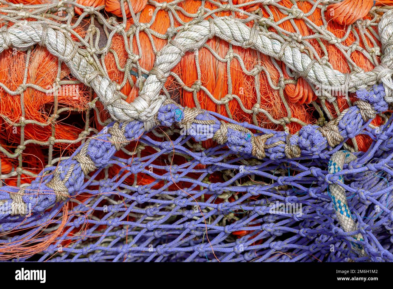 Colorful different fishing nets hi-res stock photography and images - Alamy