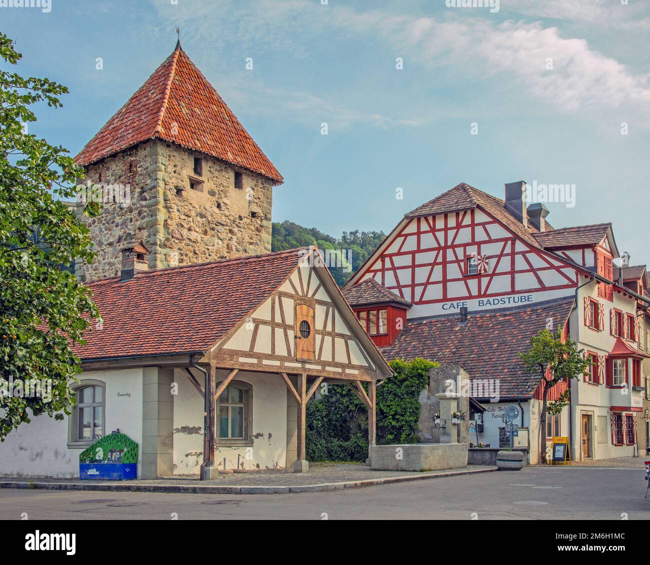 Hexenturm with Suumetzg, Stein am Rhein, Canton Schaffhausen ...