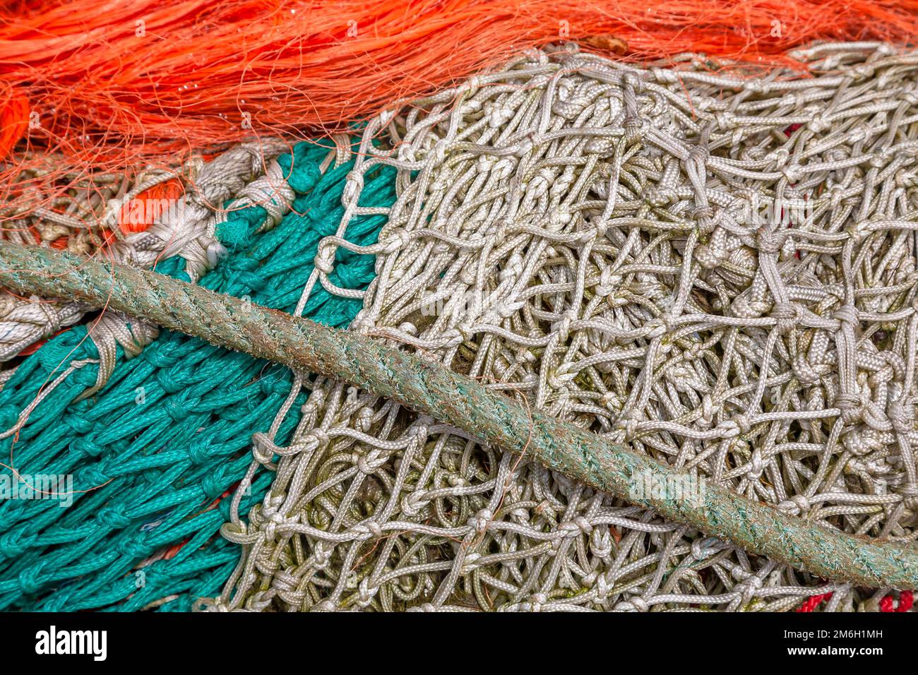 Colorful different fishing nets hi-res stock photography and images - Alamy