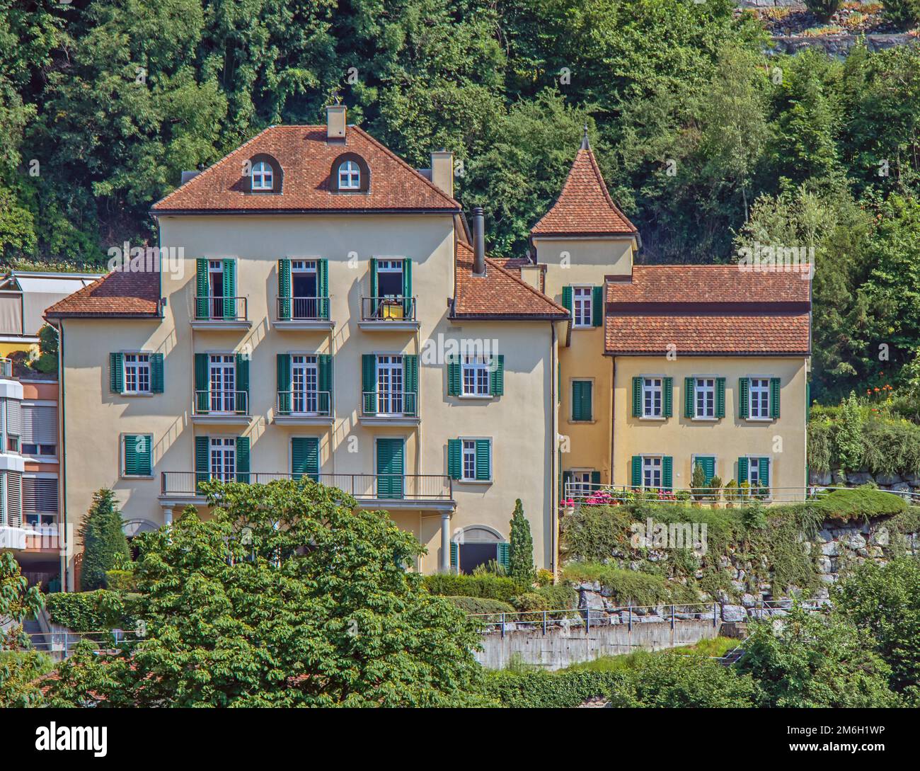Weesen village switzerland st gallen hi-res stock photography and ...