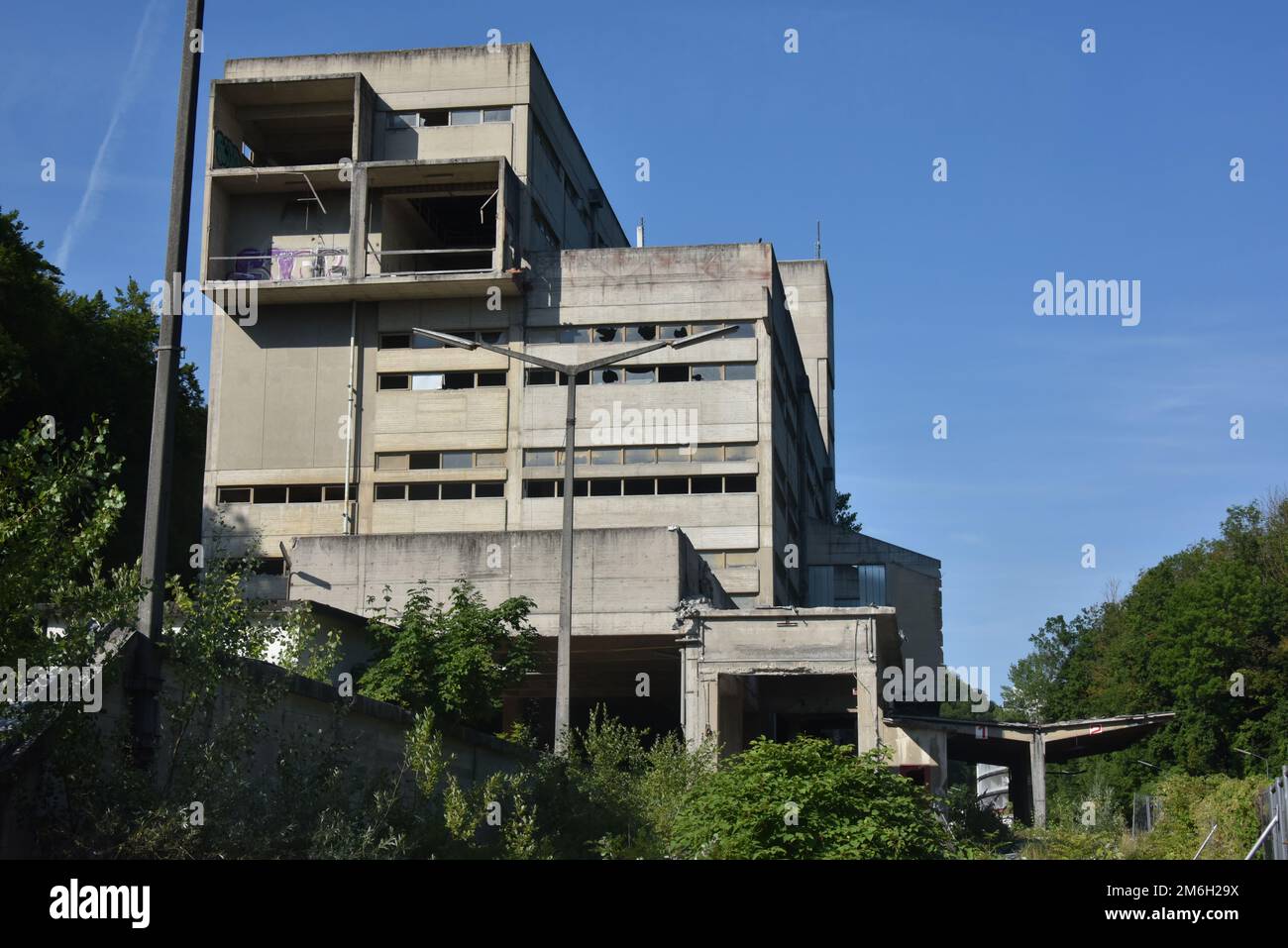 Former cement factory in vienna austria Stock Photo - Alamy