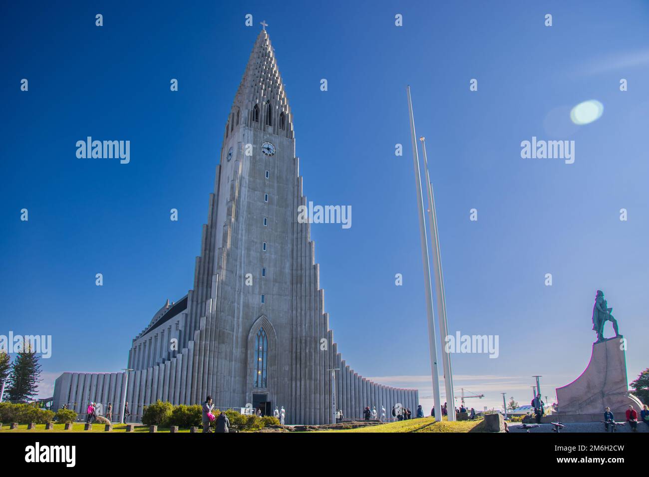 Reykjavik, Iceland- August 23, 2022 -Beautiful city of Reykjavik in ...