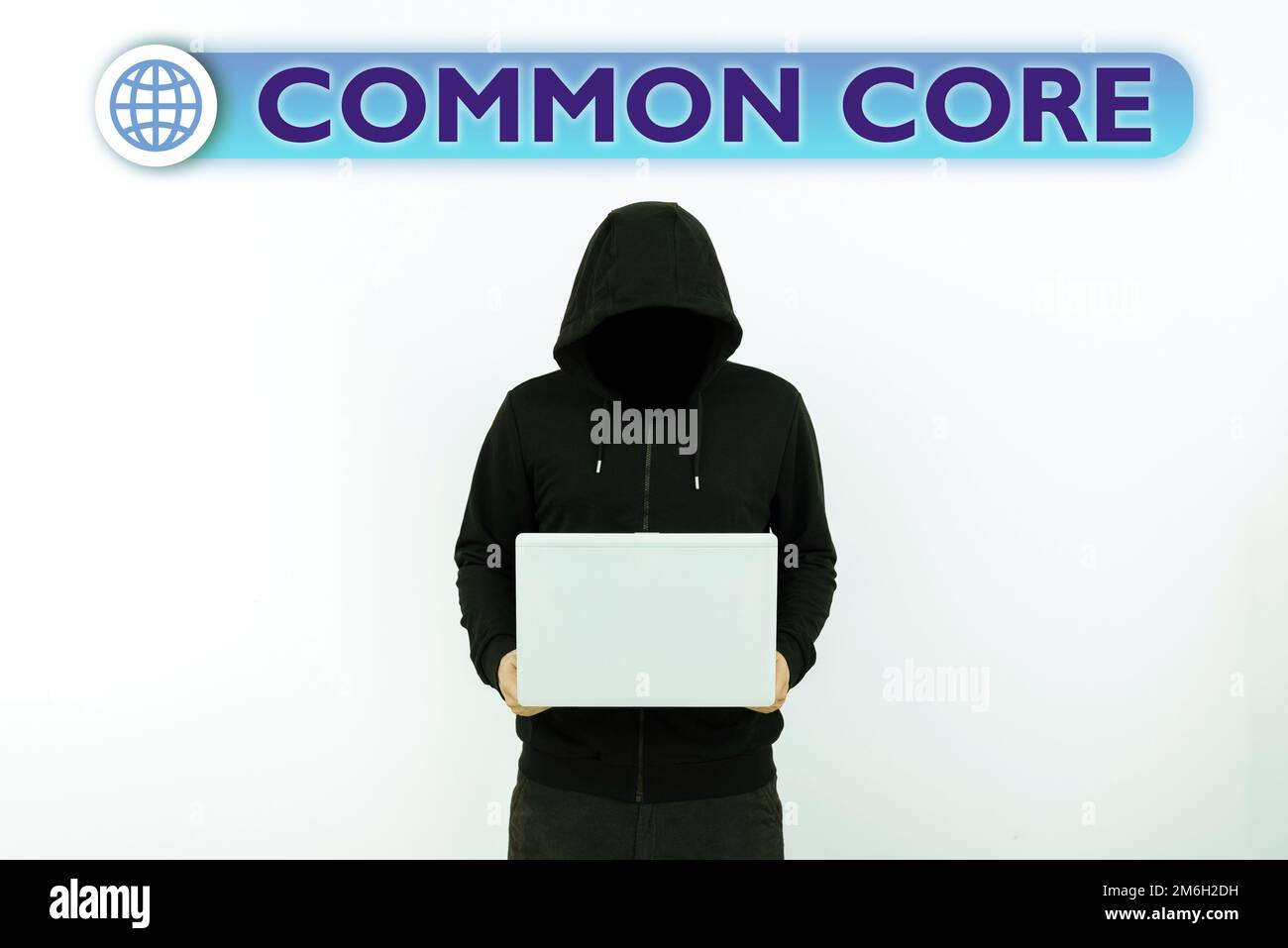 Text sign showing Common Core. Concept meaning set of academic ...