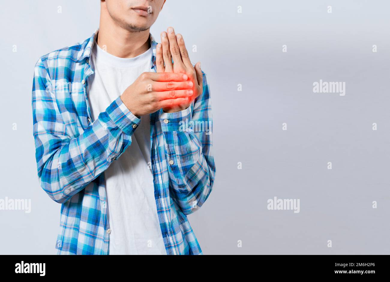 People with arthritis and hand pain, Young suffering person with pain ...