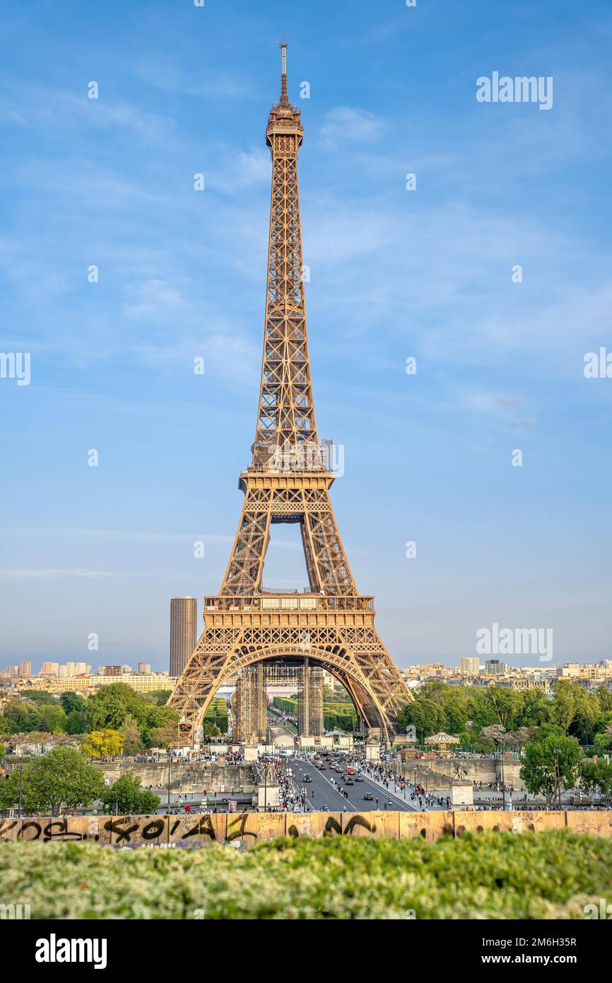 Eiffel Tower in summer, Paris, France Stock Photo - Alamy