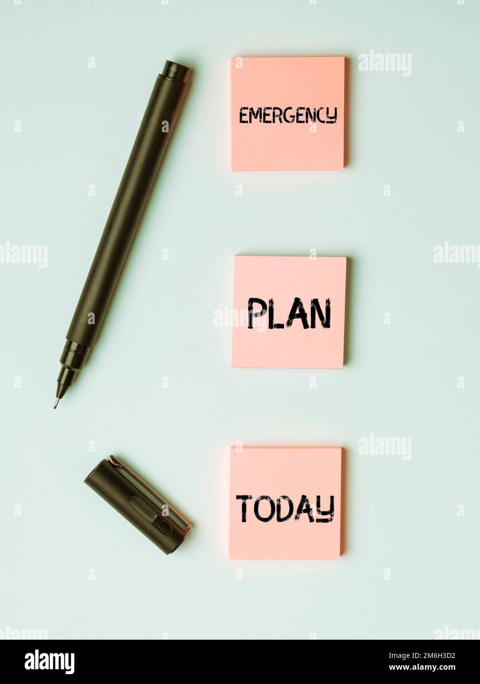Hand writing sign Emergency Plan. Concept meaning Procedures for ...
