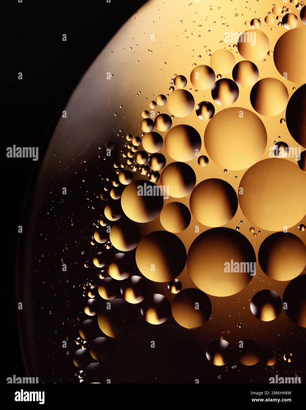 Oil stains on the water surface Stock Photo - Alamy
