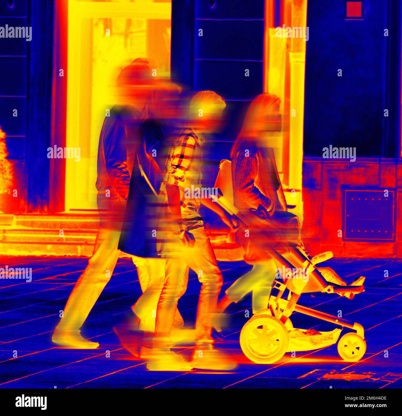 High-tech thermal image Stock Photo - Alamy