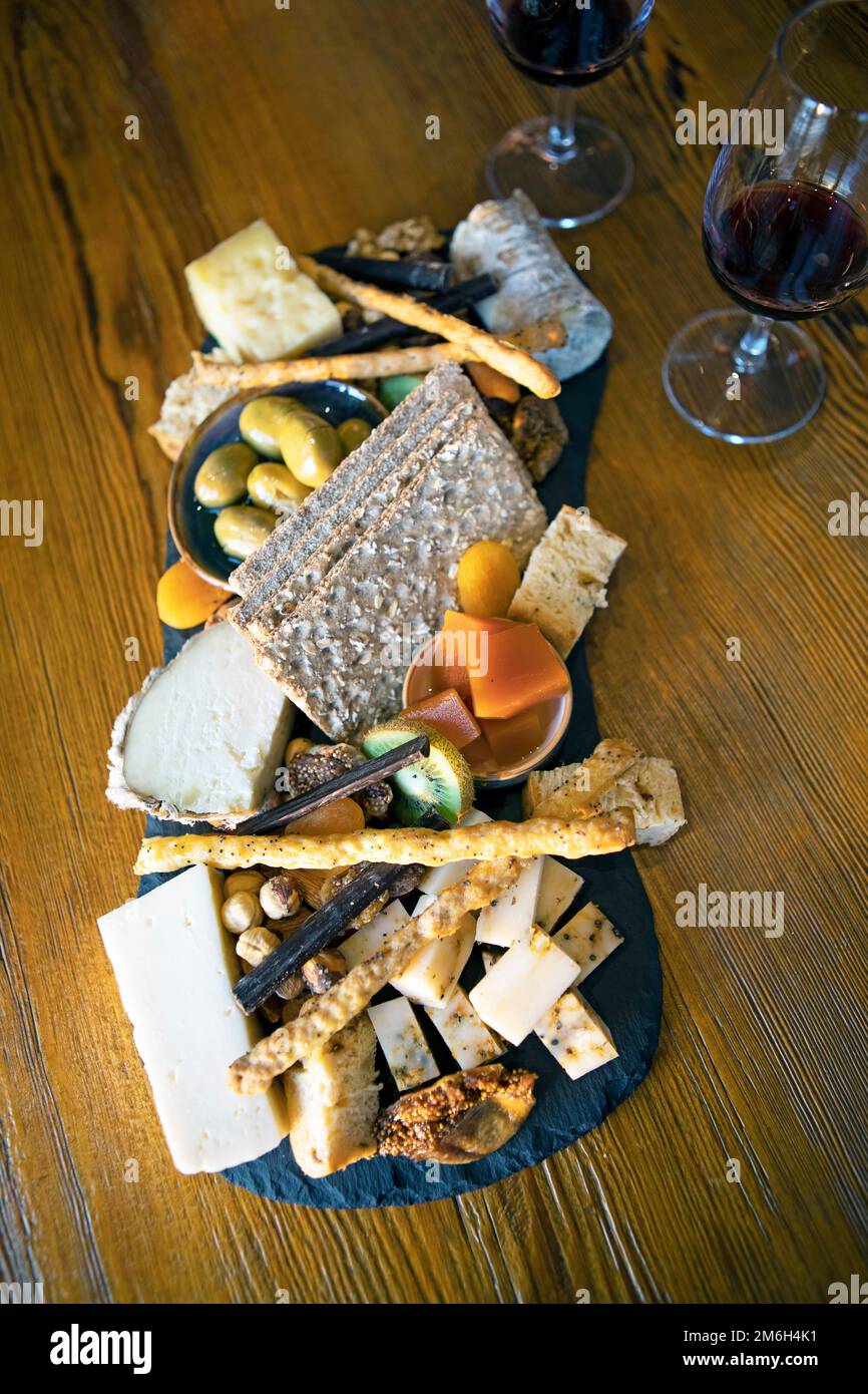 Rustic starter platter, Turkey Stock Photo - Alamy