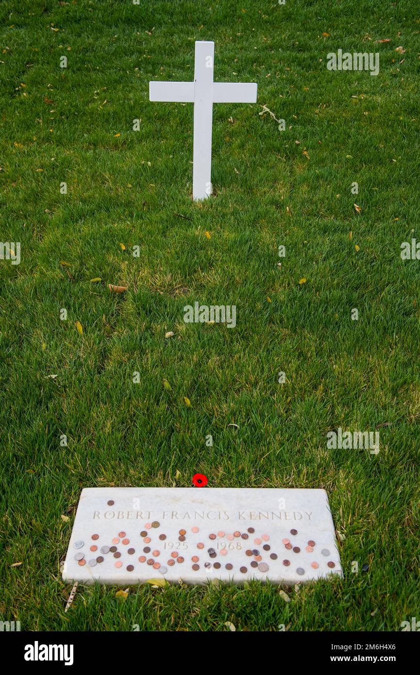 Kennedy resting place hi-res stock photography and images - Alamy