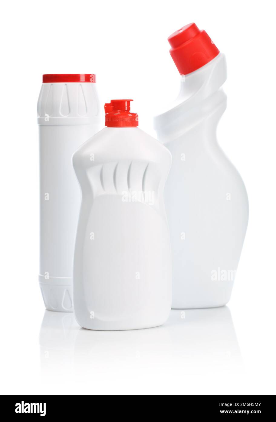 Three cleaning kitchen bottles hi-res stock photography and images - Alamy