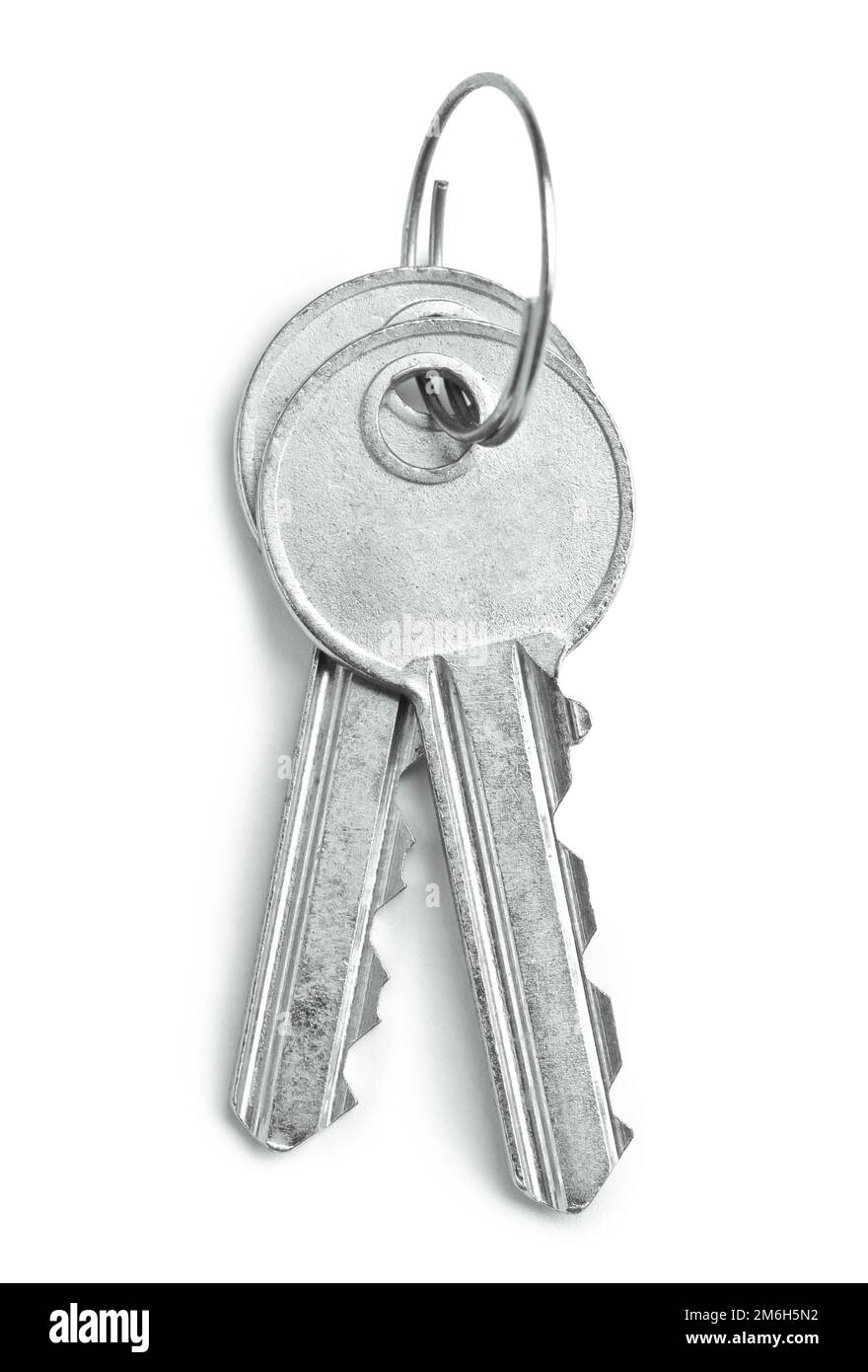 Two iron keys Cut Out Stock Images & Pictures - Alamy