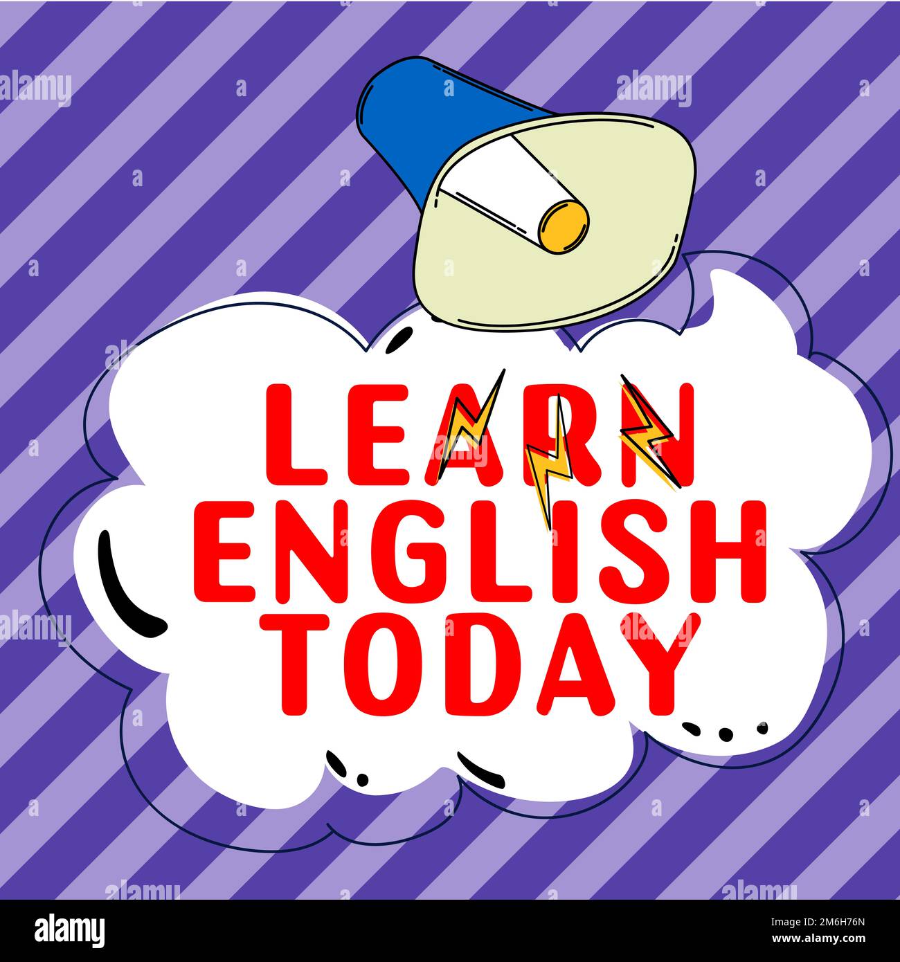 Conceptual display Learn English Today. Concept meaning gain or acquire ...