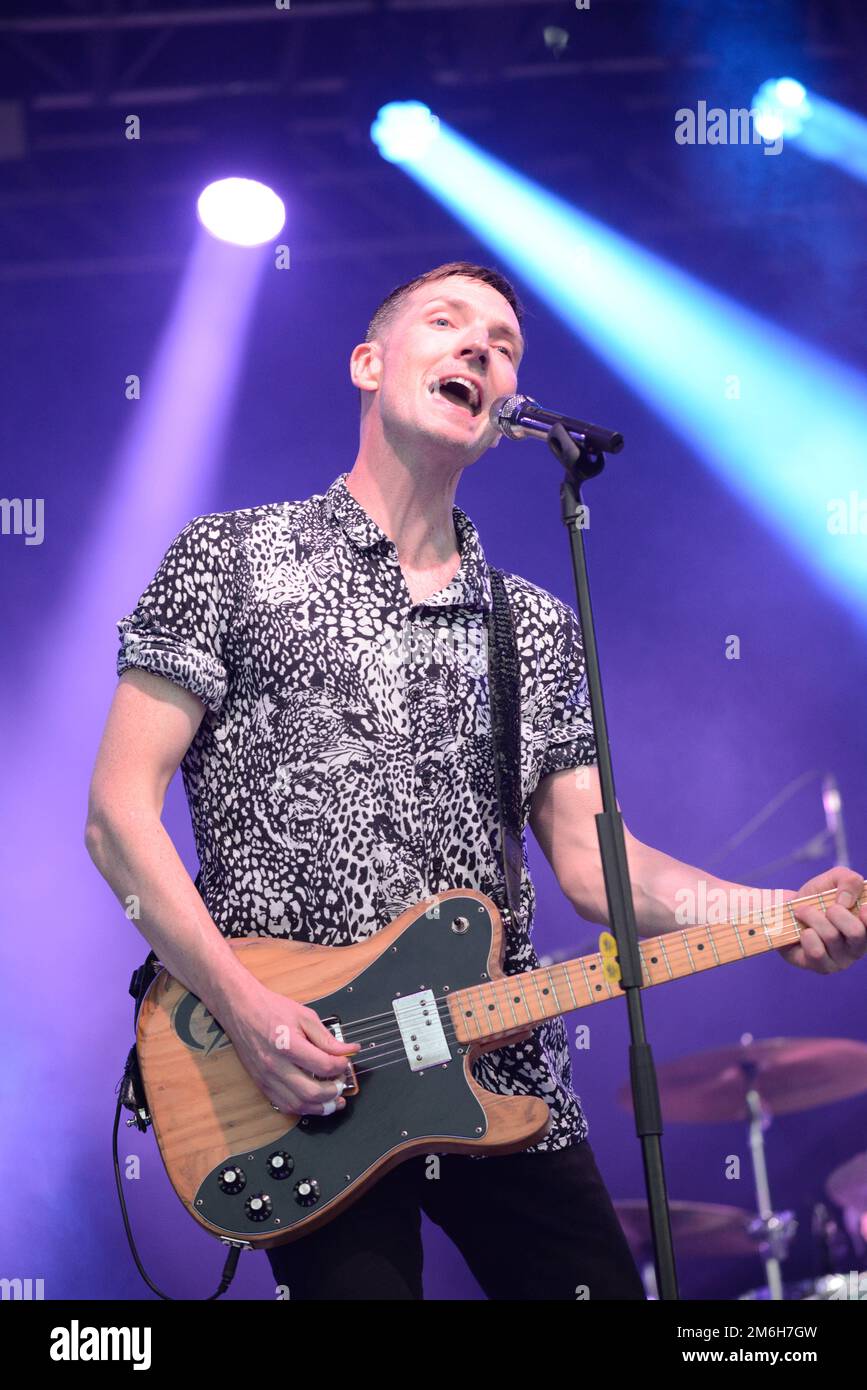 The Feeling perform at Armed Forces Day 2019, Hudson’s Field, Salisbury ...