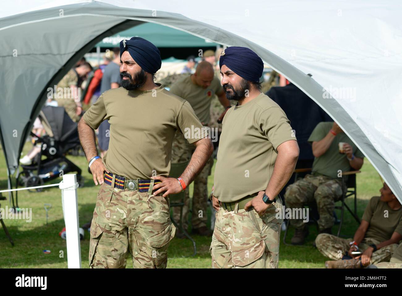 Sikh members or the Royal Electrical and Mechanical Engineers attend ...
