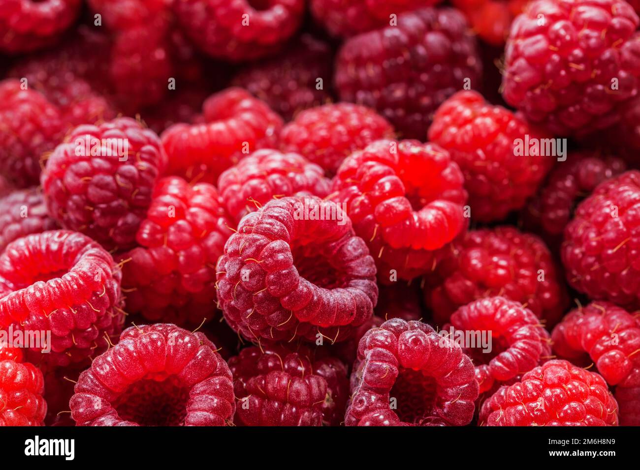 Red raspberry healthy food concept Stock Photo - Alamy