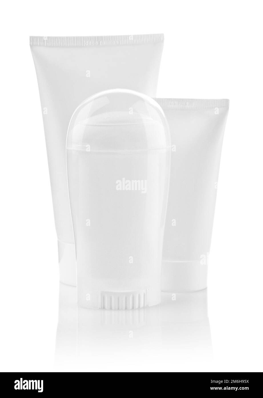 Two white bottle gel Cut Out Stock Images & Pictures - Alamy